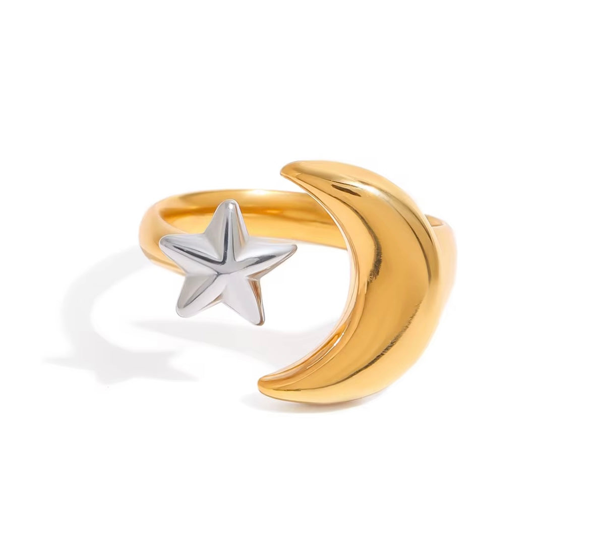 Moon ring – Pearly